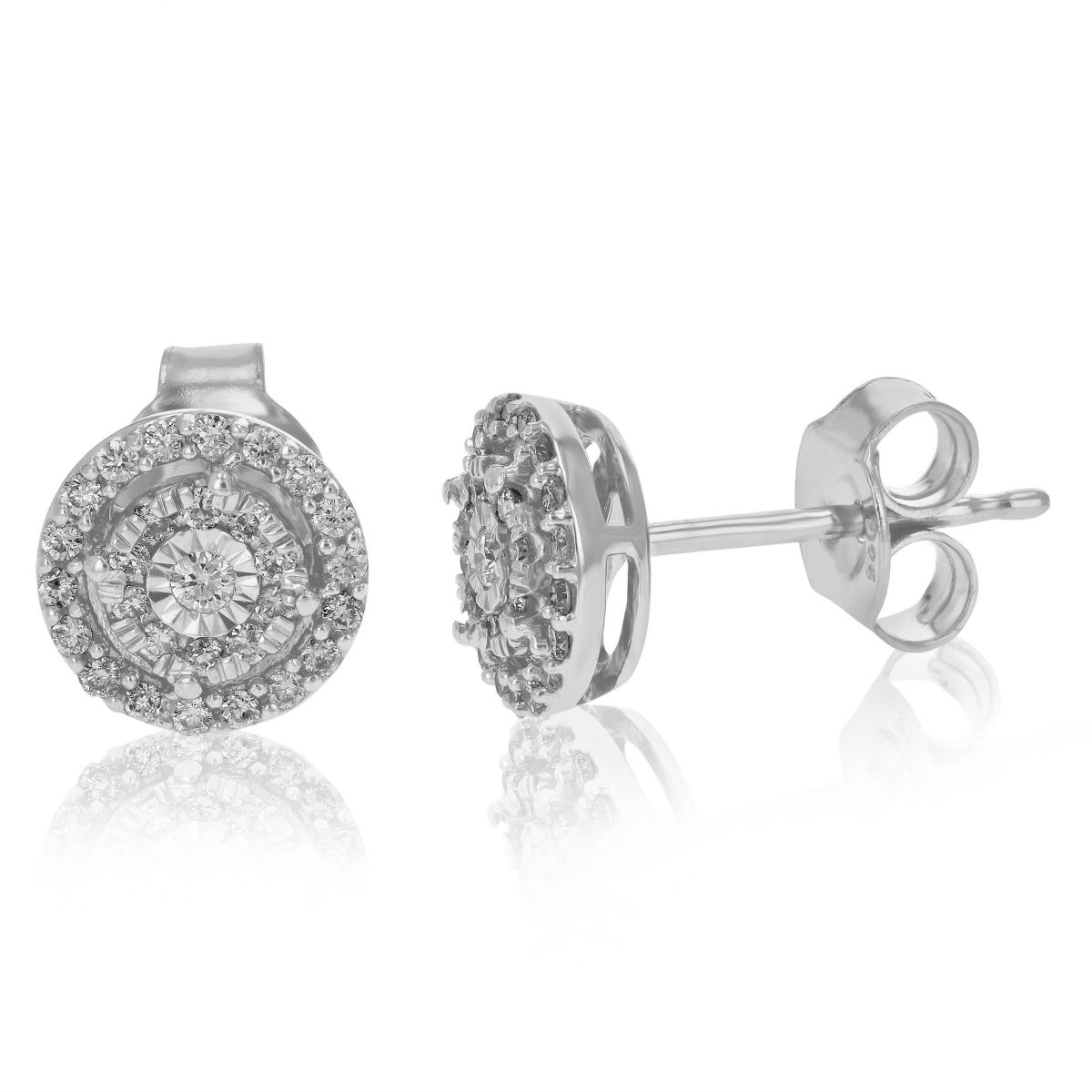 Amairah Lab Created 1/4 ct. t.w. Lab Grown Diamond Stud Earrings in 925 ...