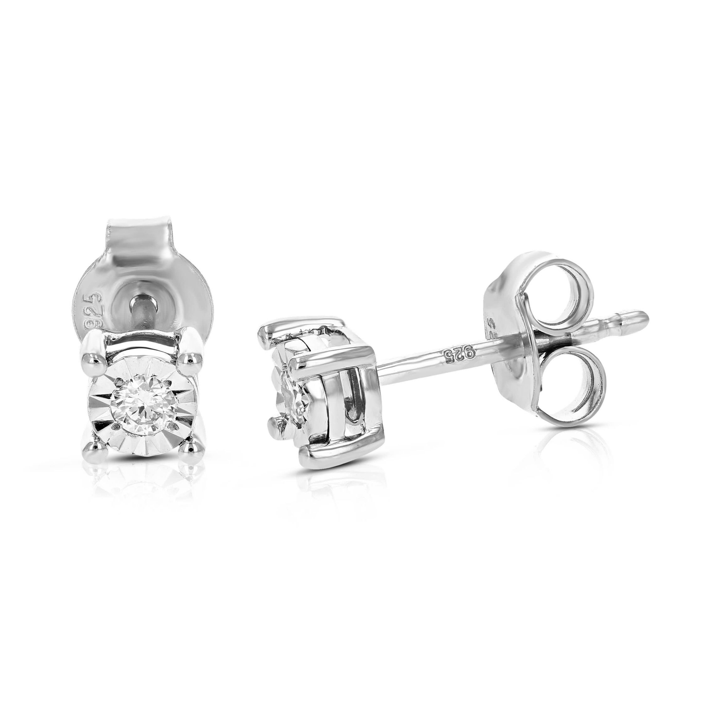 Amairah Lab Created 1/10 ct. t.w. Lab Grown Diamond Stud Earrings in ...