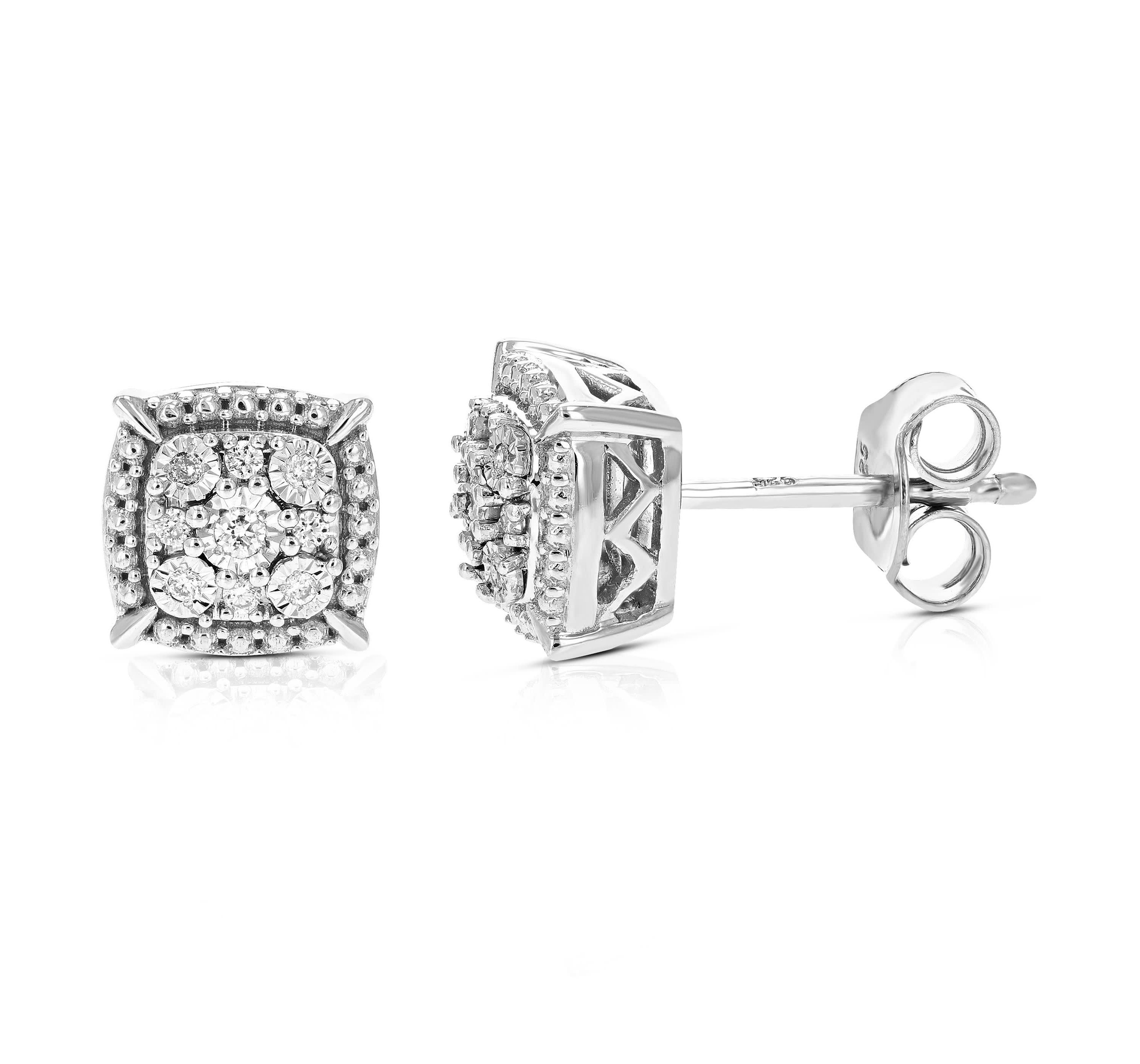 Amairah Lab Created 1/10 ct. t.w. Lab Grown Diamond Stud Earrings in ...