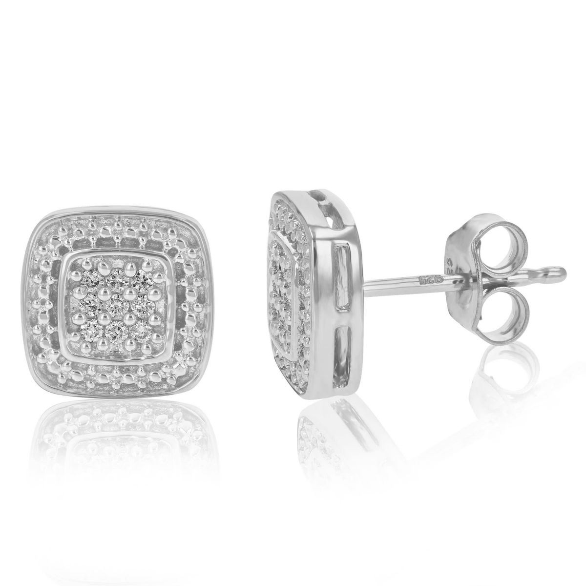 Amairah Lab Created 1/10 ct. t.w. Lab Grown Diamond Stud Earrings in ...