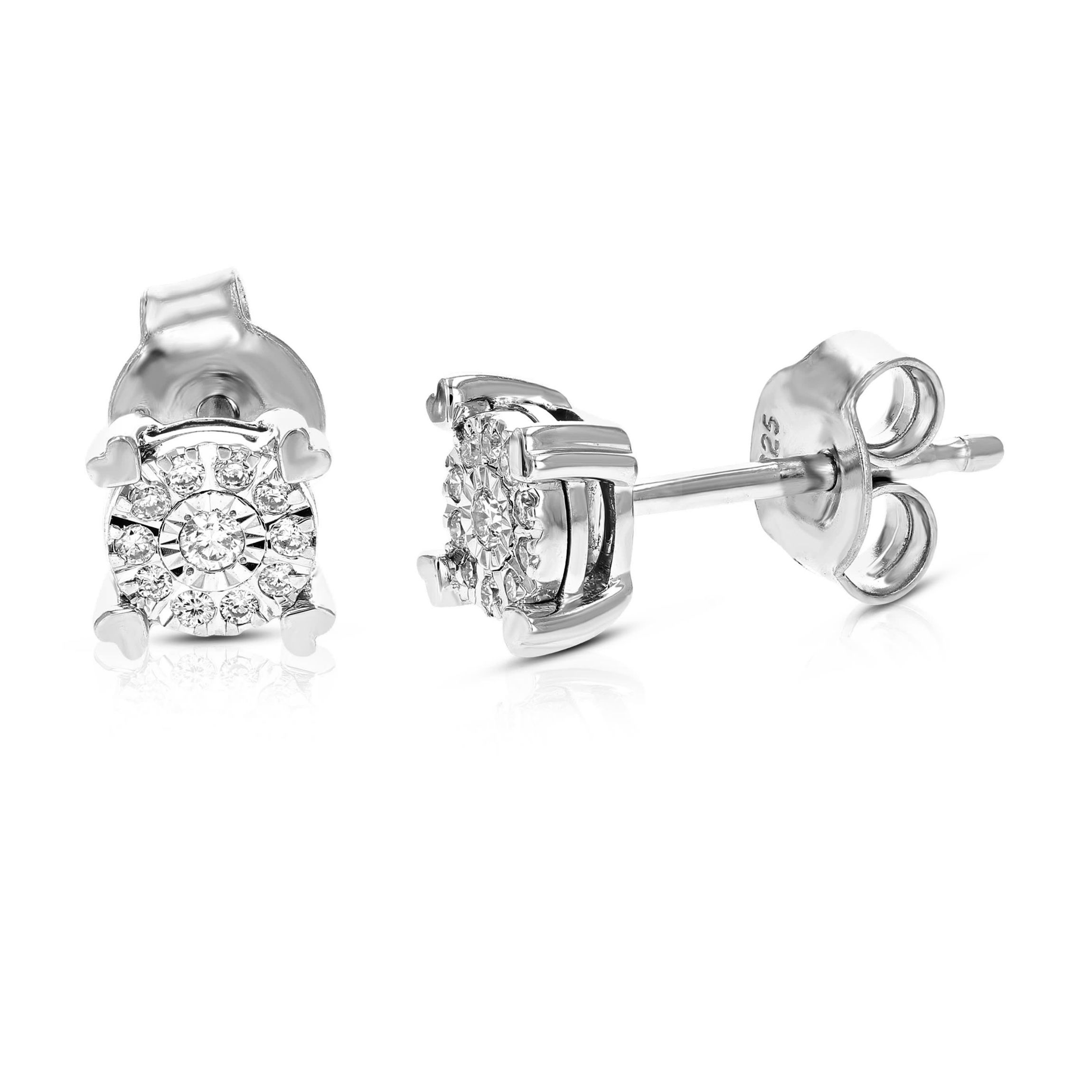 Amairah Lab Created 1/10 ct. t.w. Lab Grown Diamond Stud Earrings in ...
