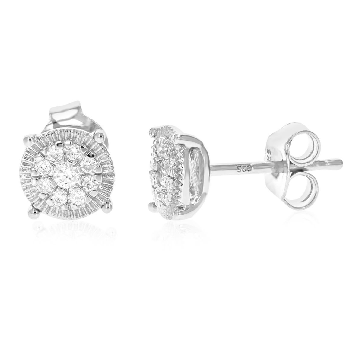 Amairah Lab Created 1/5 ct. t.w. Lab Grown Diamond Stud Earrings in 925 ...