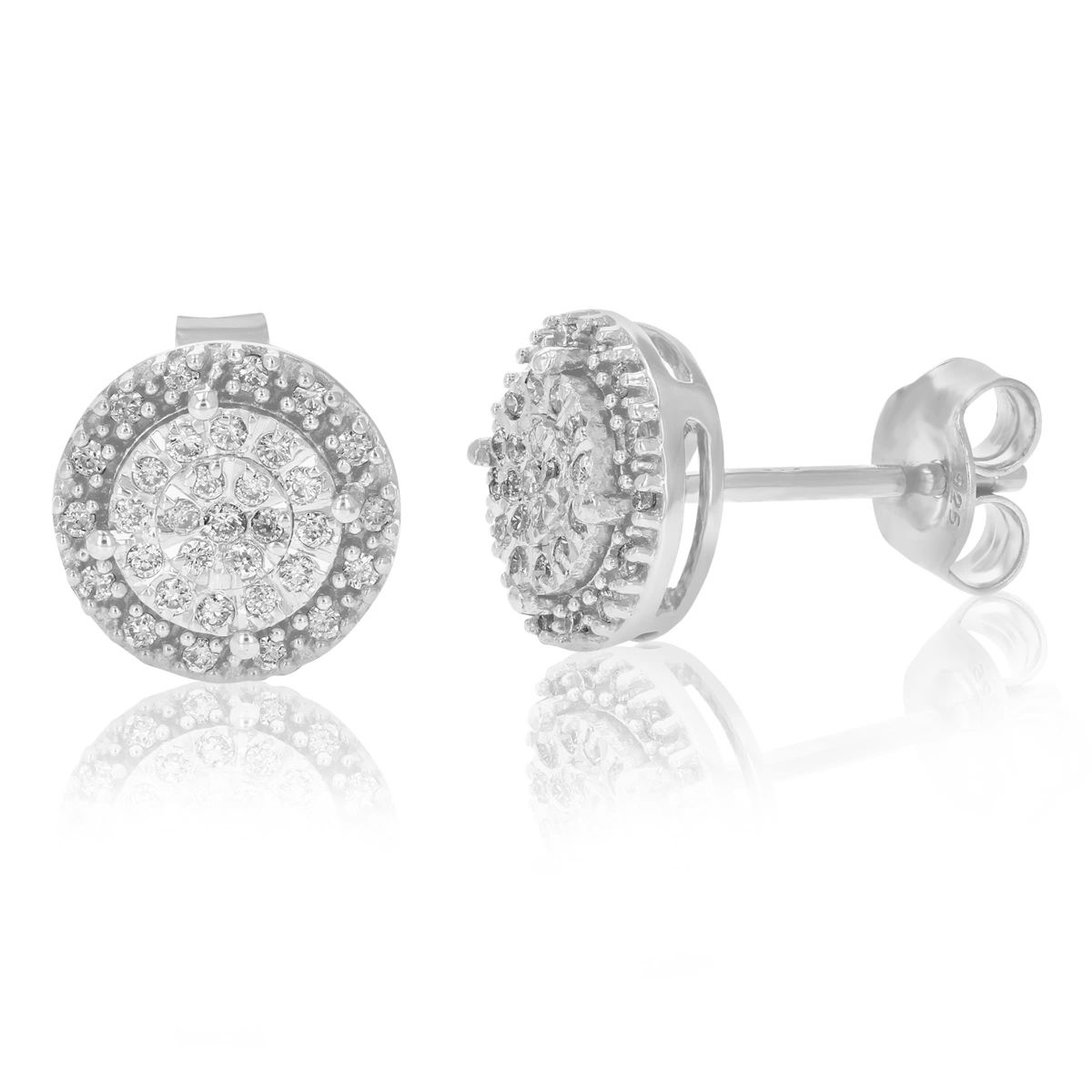 Amairah Lab Created 1/4 ct. t.w. Lab Grown Diamond Stud Earrings in 925 ...