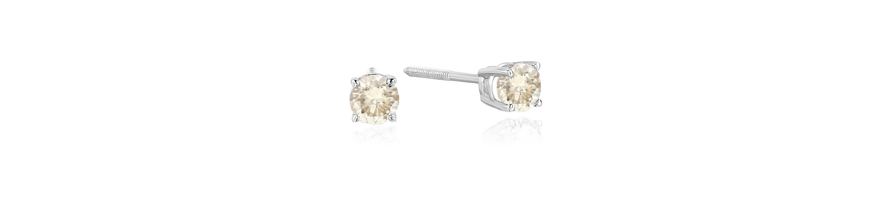 Amairah 1/2 ct. t.w. Diamond Stud Earrings in 14K White Gold | Belk