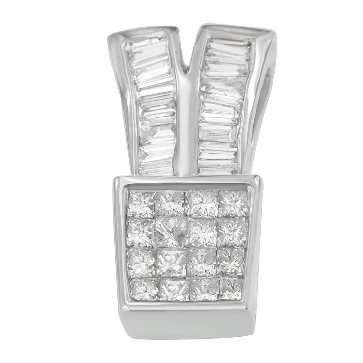 Haus of Brilliance 14K White Gold 1 1/3 cttw Diamond Sparkling Shapes ...