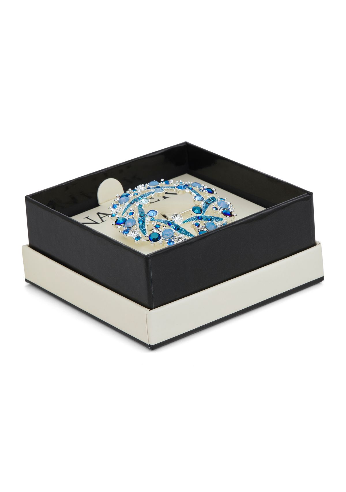 Napier Blue Stone Reef Pin | Belk
