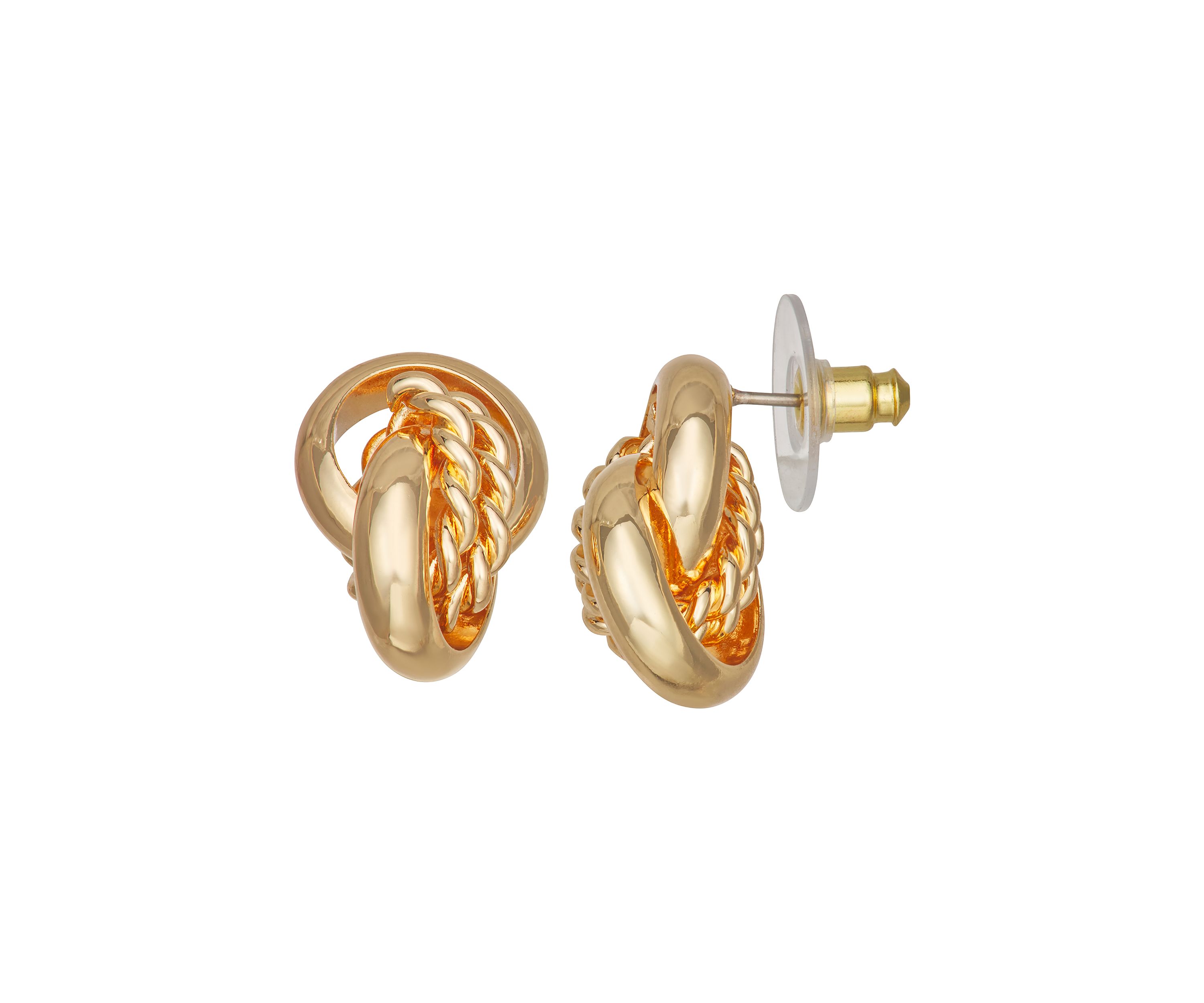Napier Knotted Button Stud Earrings | Belk