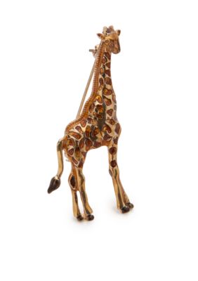 Napier Gold-Tone Box In The Jungle Giraffe Pin | belk