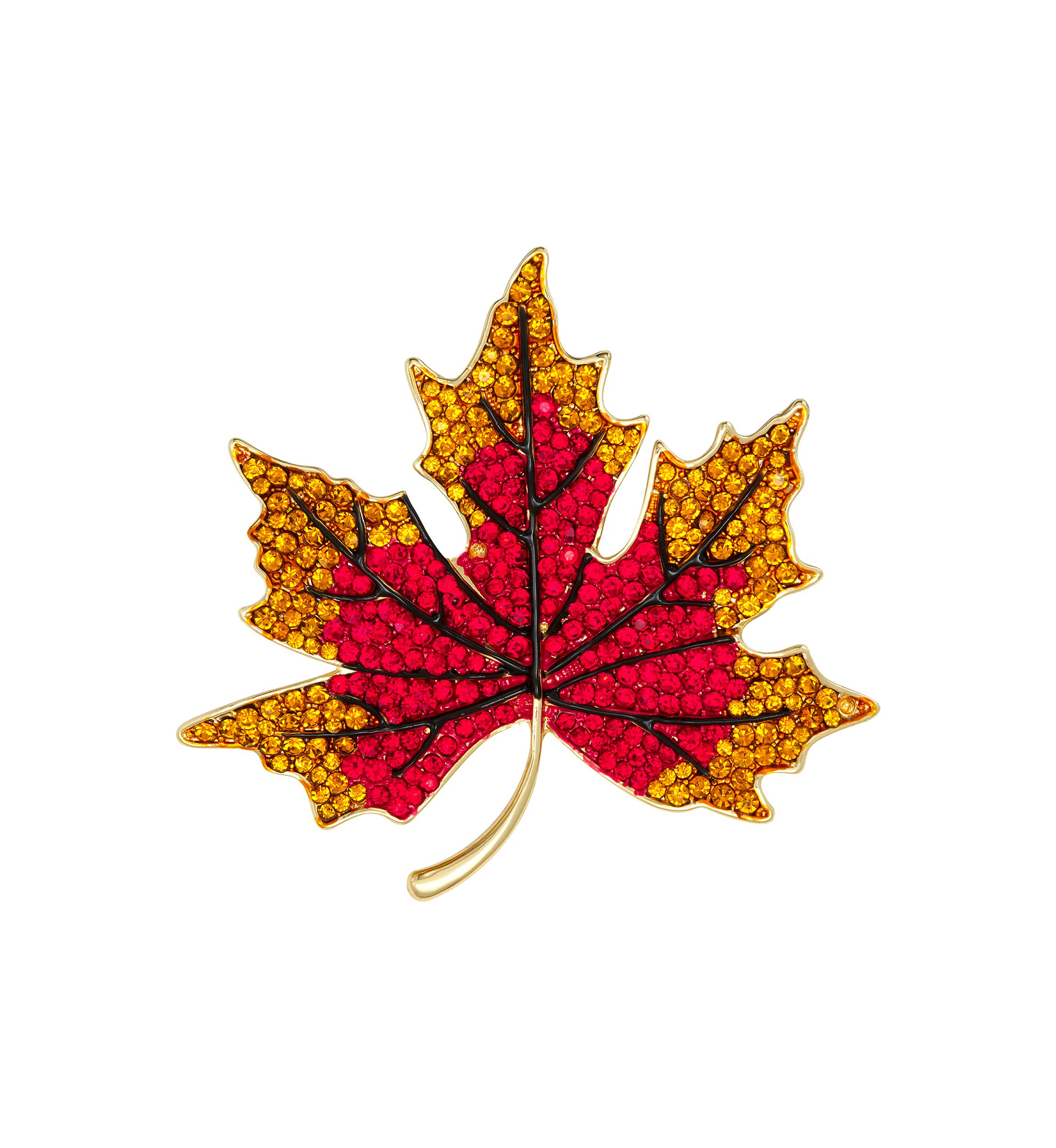 Napier Boxed Gold Tone Leaf Pin | Belk