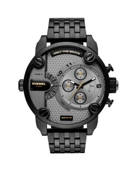 Diesel Men's Stainless Steel Little Daddy Black IP Watch | belk
