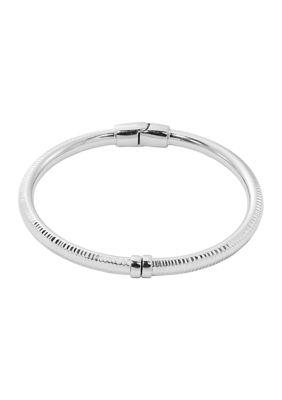 Belk Silverworks Fine Silver Plated Bangle Bracelet | belk