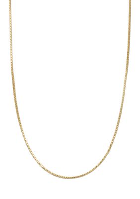 Belk Silverworks Box Chain Necklace | belk