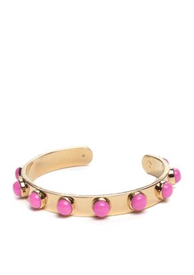 kate spade new york® Gold-Tone Tag Along Cuff Bracelet | belk