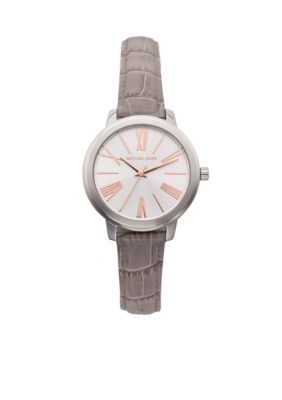 Michael Kors Michael Kors Mid-Size Black Tone Stainless Steel Bradshaw ...