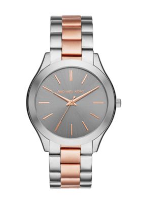 Michael Kors Women's Two-Tone Slim Runway Watch | belk