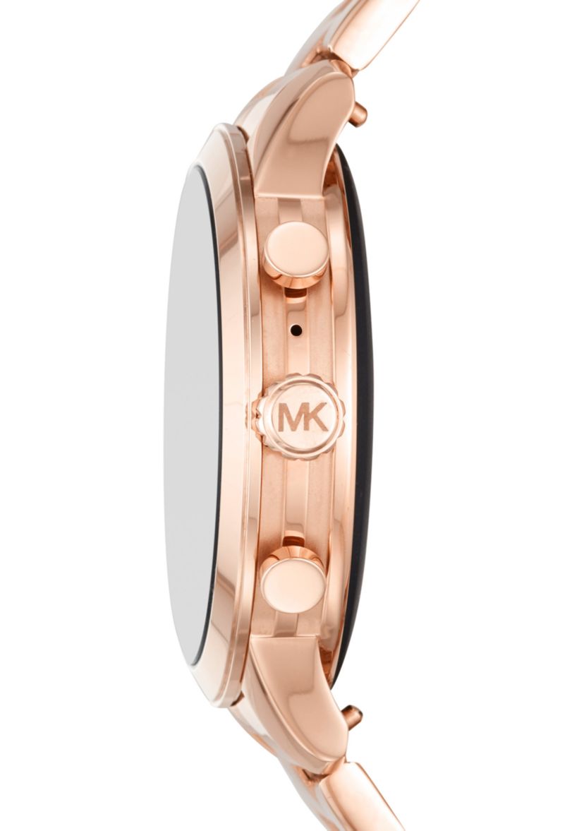 Michael Kors Runway Rose Gold-Tone Smartwatch Set | Belk