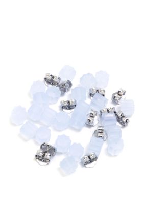 Belk Silverworks 12 Sterling Silver Earring Backs and 24 Rubber Earring ...