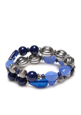 Ruby Rd Two-Tone Metal Bracelets With Charms | belk