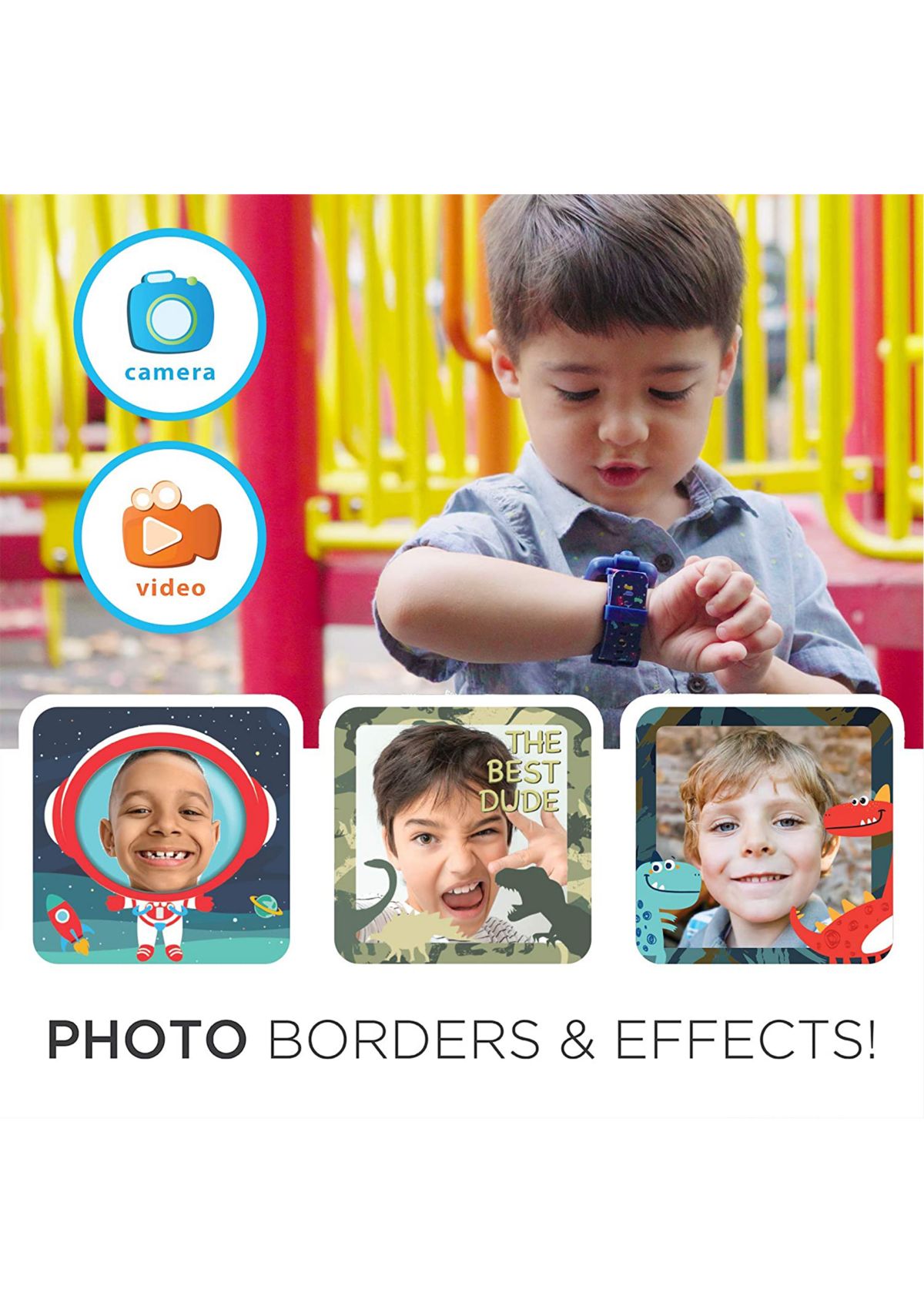 iTouch PlayZoom 2 Kids Smartwatch: Green Dinosaur Print | Belk