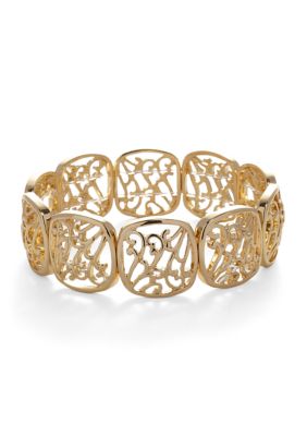 Belk Gold Stretch Bracelet | belk