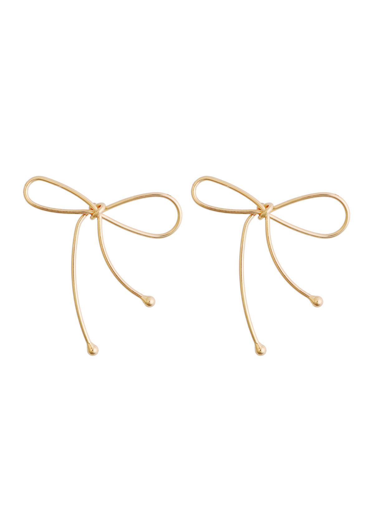Belk Wire Bow Post Earrings | Belk