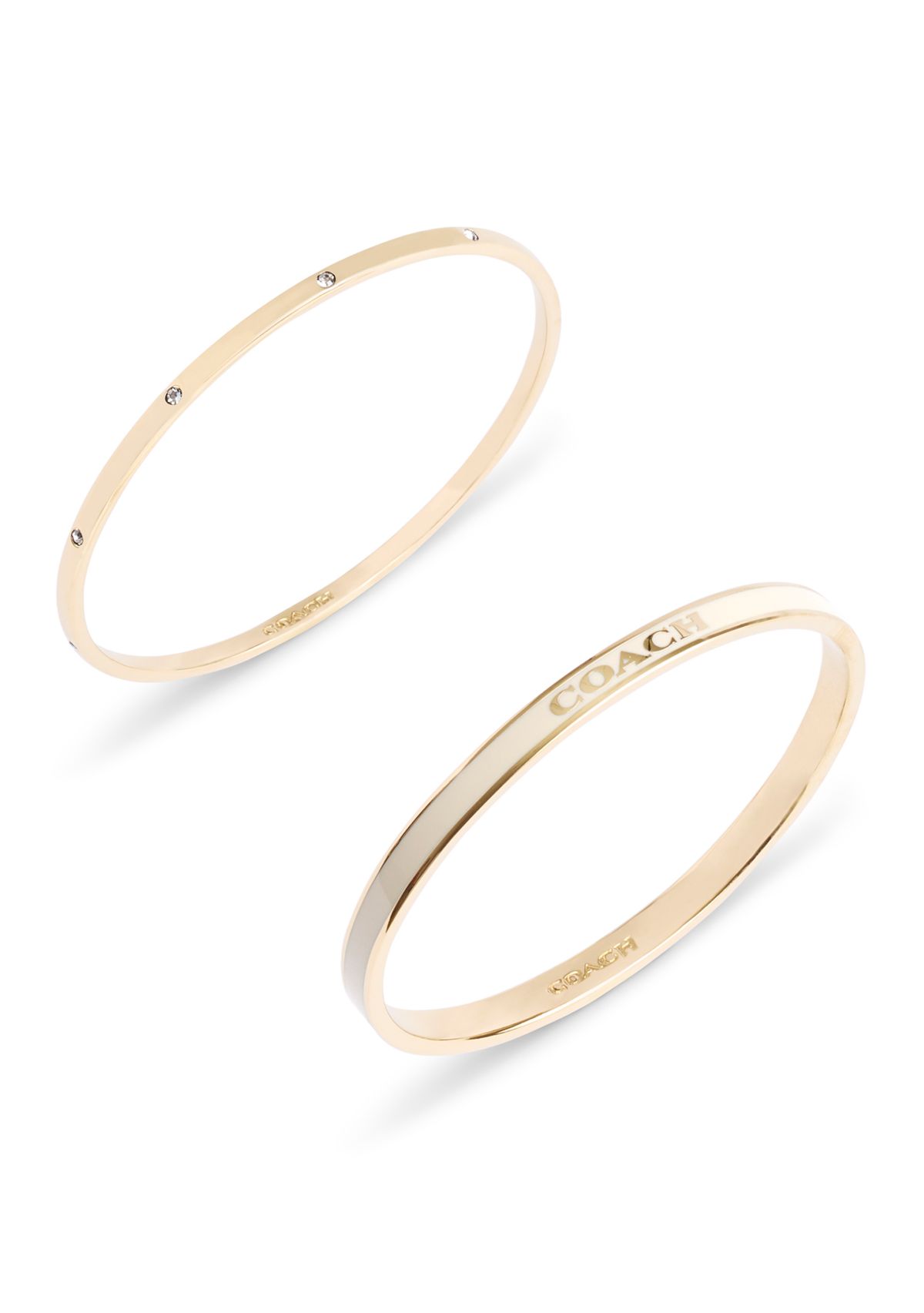 COACH Bangle Bracelet Duo Set | Belk