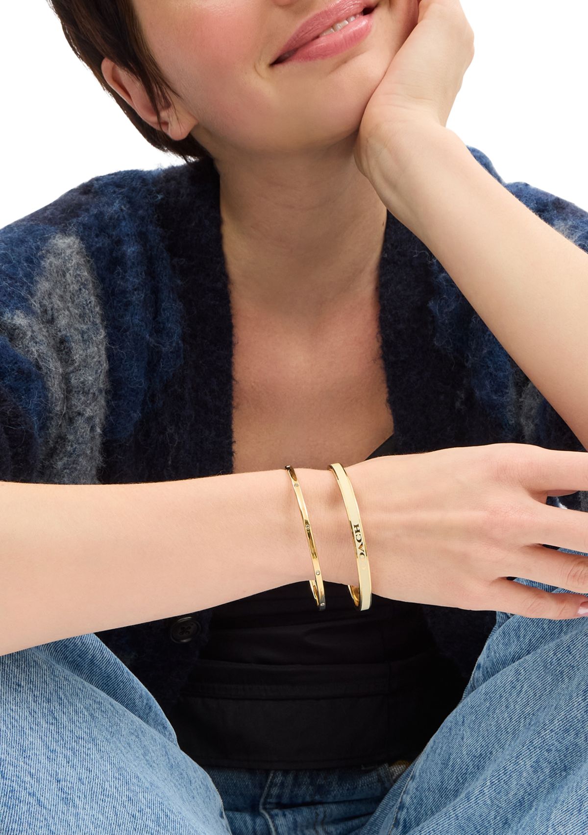 COACH Bangle Bracelet Duo Set | Belk