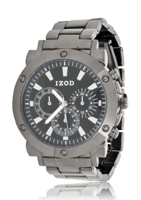 IZOD IZOD Men's Black Bracelet Watch | belk
