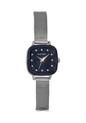 Ellen Tracy 36 Millimeter Silver Watch | belk