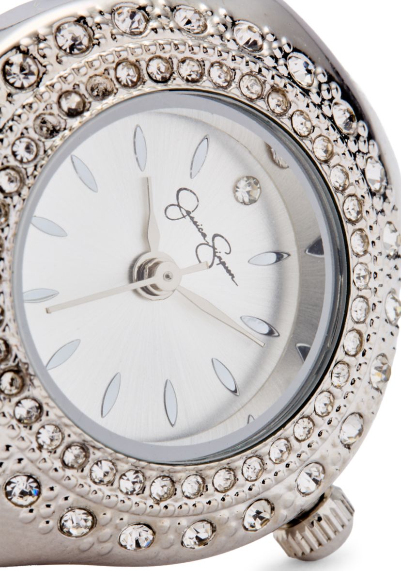 Jessica Simpson Crystal Pavé Ring Watch | Belk