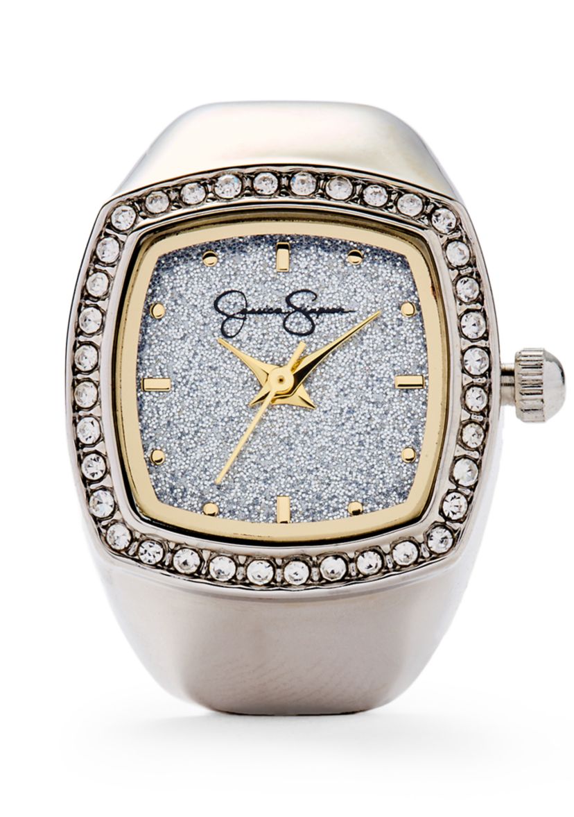 Jessica Simpson Expansion Band Watch Ring | Belk