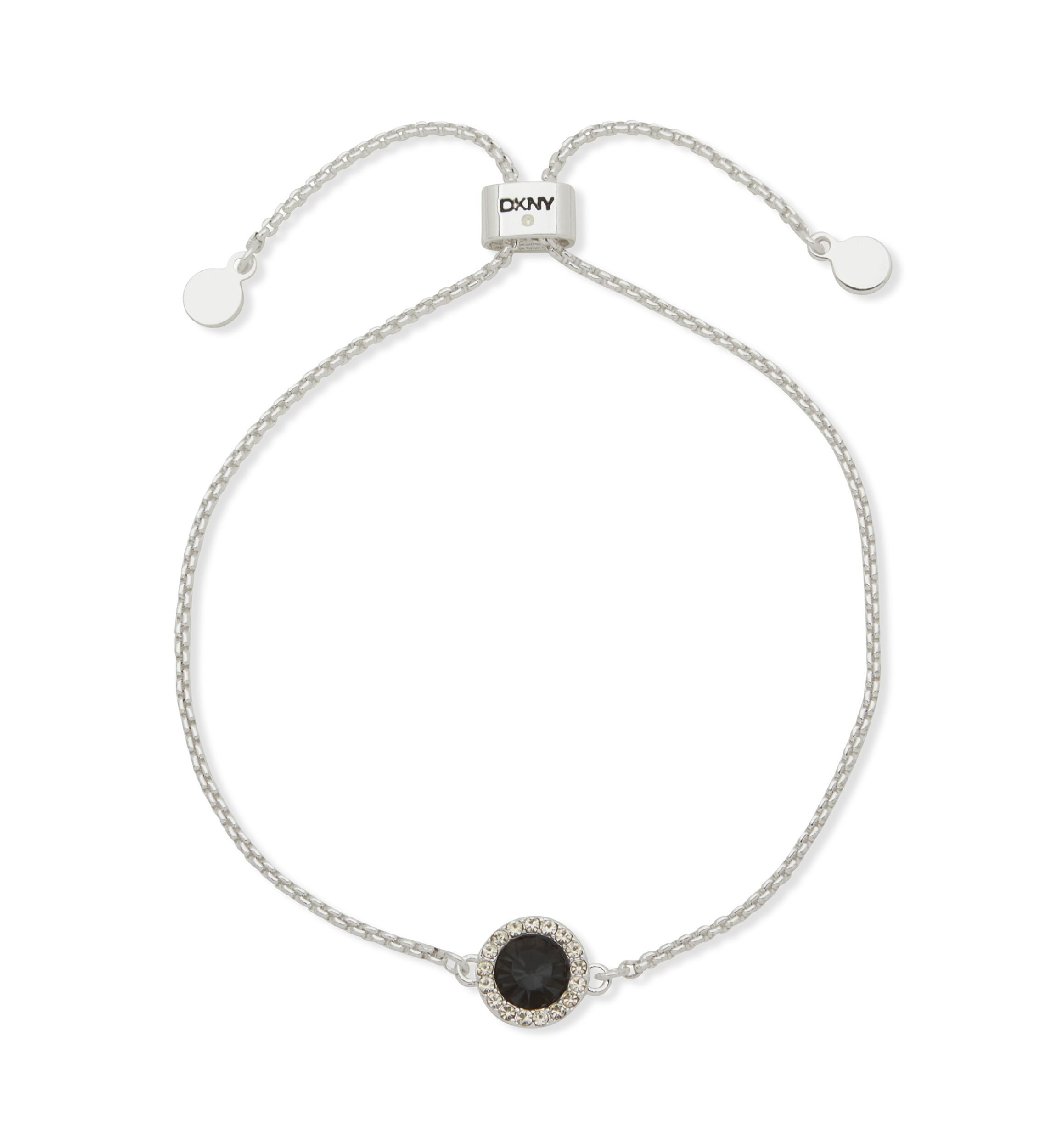DKNY Pavé Inlay Stone Pendant Necklace | Belk