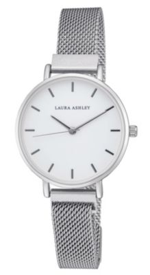 Laura Ashley Mesh Magnet Bracelet Watch | belk