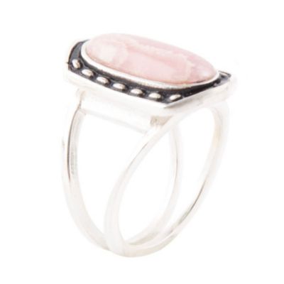 Barse Jewelry Shielded Rhodonite and Sterling Silver Ring | belk