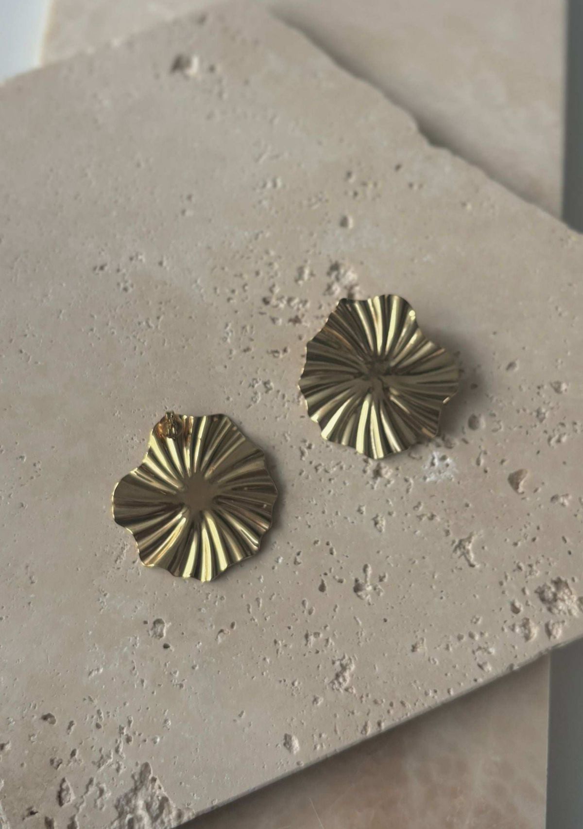 Adornia Tarnish Resistant 18k Gold Plated Burst Stud Earrings | Belk