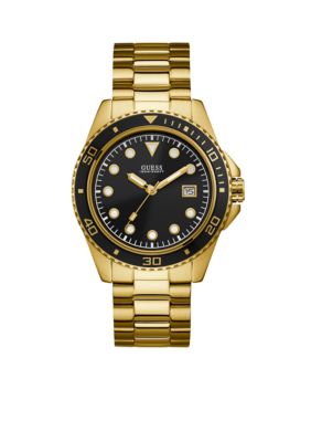 GUESS® Men's Gold-Tone Crew Sport Watch | belk