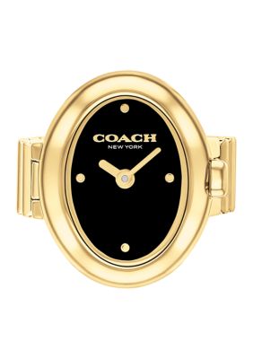 COACH Sammy Stainless Steel Ring Watch | Belk