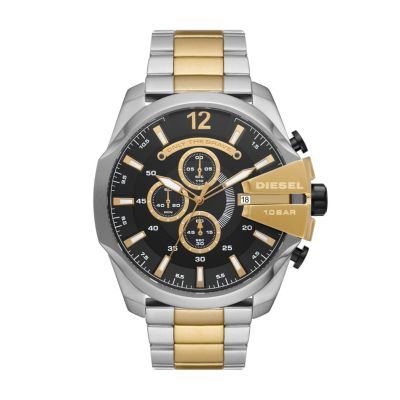 Diesel Diesel Men's Mega Chief Chronograph Two-Tone Stainless Steel ...