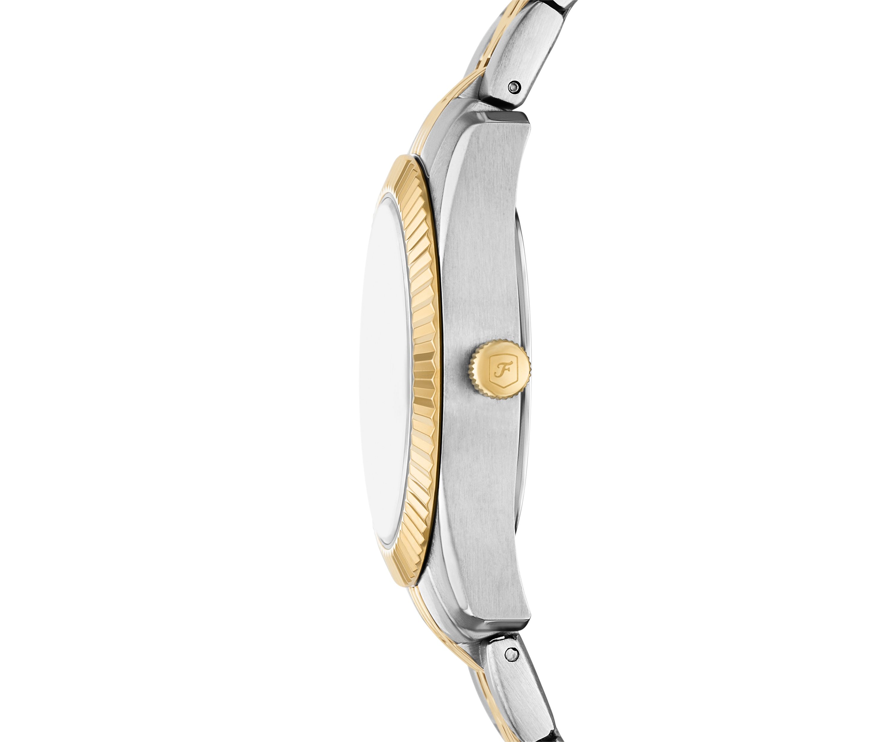 Fossil® Two Tone Green Face Watch | Belk