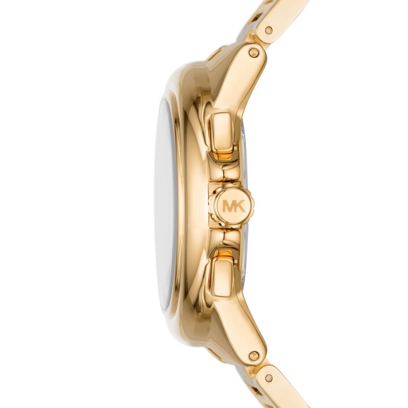 Michael Kors Camille Chronograph Gold-Tone Stainless Steel Watch | Belk