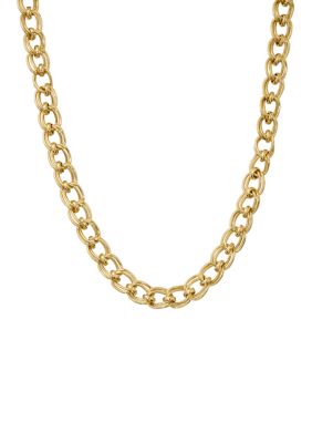 Belk Gold Tone Rolo Chain Necklace | belk