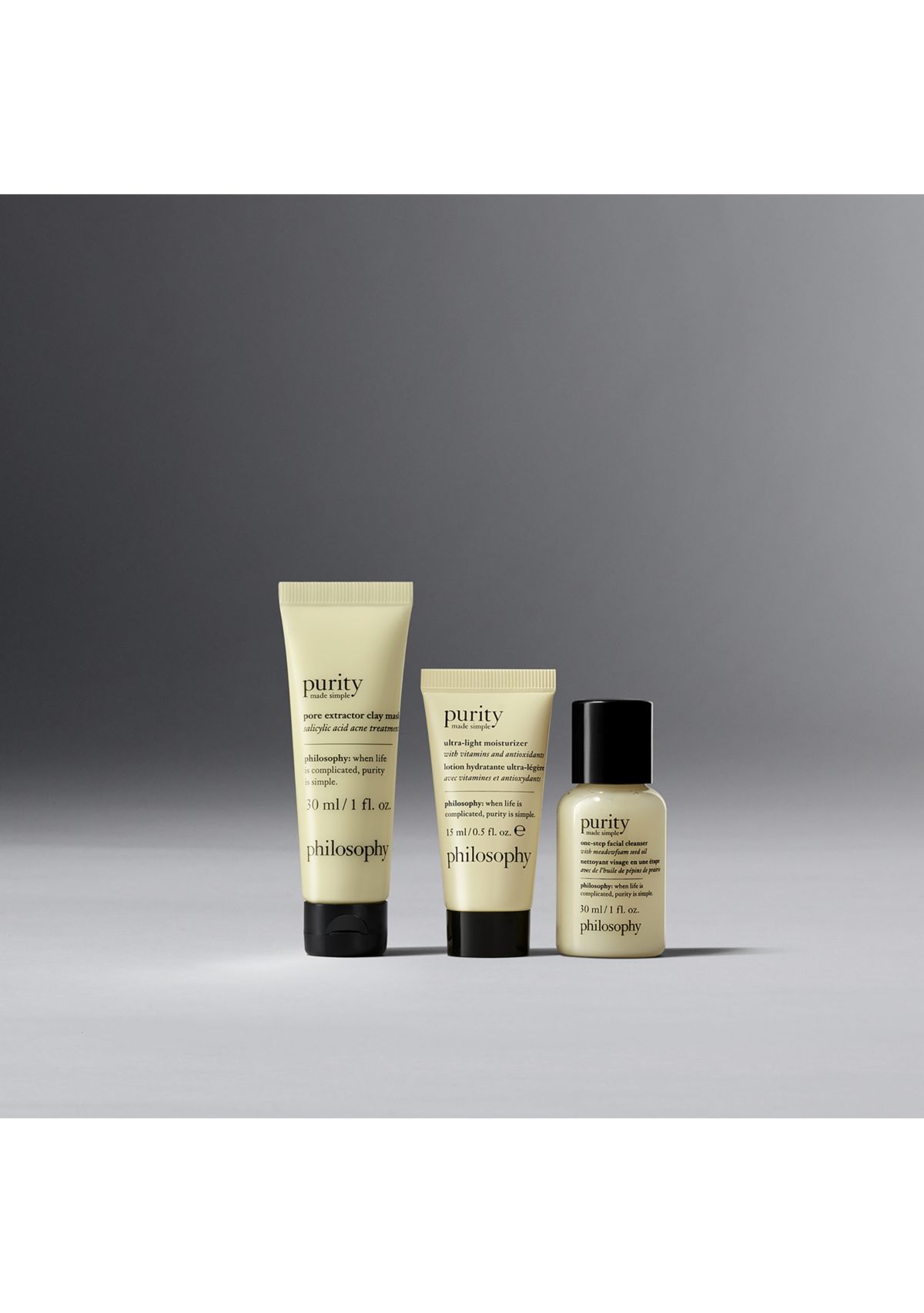 Philosophy Purity Made Simple Cleanse Purify Hydrate Mini Set Belk