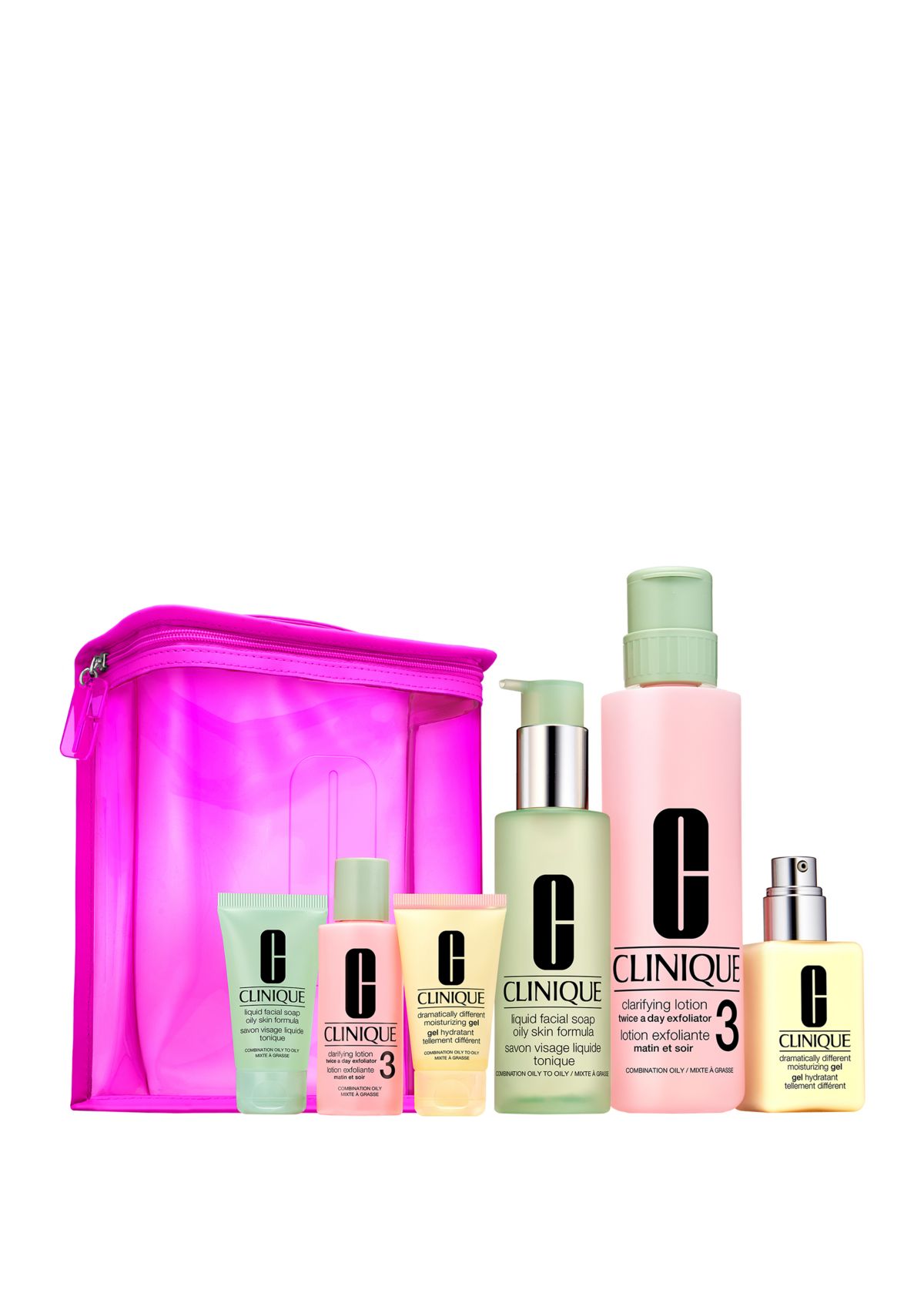 Clinique Great Skin Home and Away Set For Oilier Skin-$97 Value! | Belk