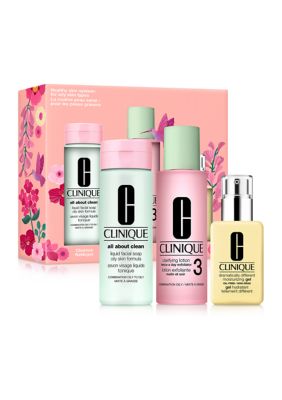 Clinique Healthy Skin 3-Step System Skincare Gift Set - $84 Value! | Belk
