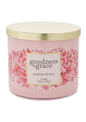 goodness & grace Garden Petals 3 Wick Candle | belk