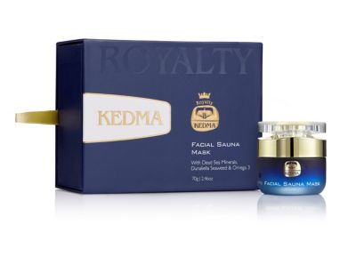 Kedma Royalty Facial Sauna Mask with Dead Sea Minerals, Dunaliella ...