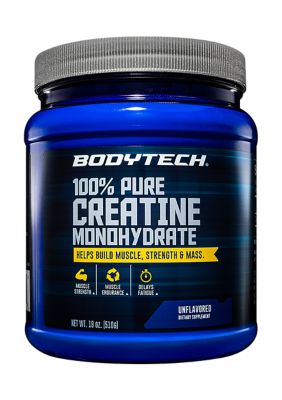 BodyTech® 100 Percent Pure Creatine Monohydrate Powder - Unflavored (18 ...