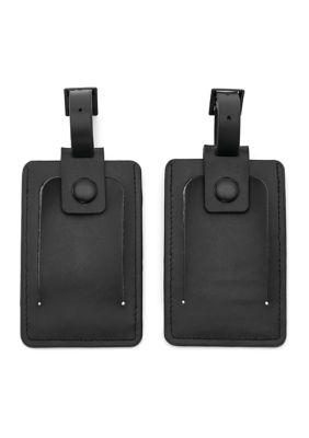 Samsonite® Leather 2 Pack Black Luggage Tag | belk