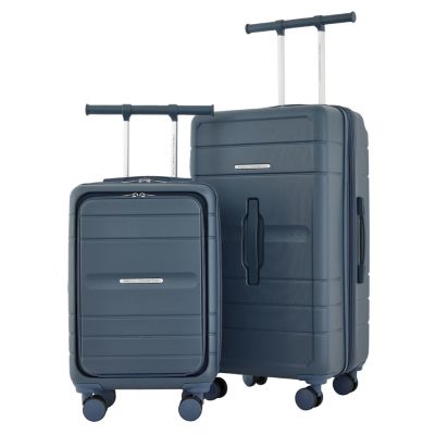 French Connection Saint Martin 2pc Wing-on Expandable Rolling Luggage ...