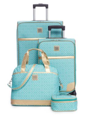 New Directions® 4-piece Locket Geo Luggage Set | belk
